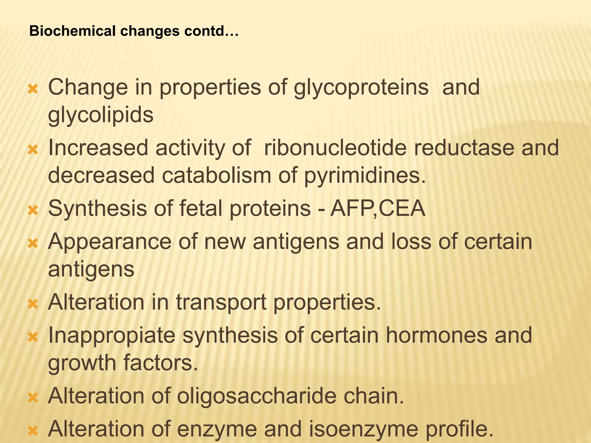 biochemistry of cancer, causes of cancer | PPTX