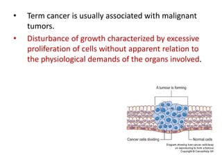 Biochemistry of cancer and explain its molecular basis treatment 1.pptx