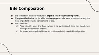 Biochemistry of Gallstones for medical doctors | PPTX
