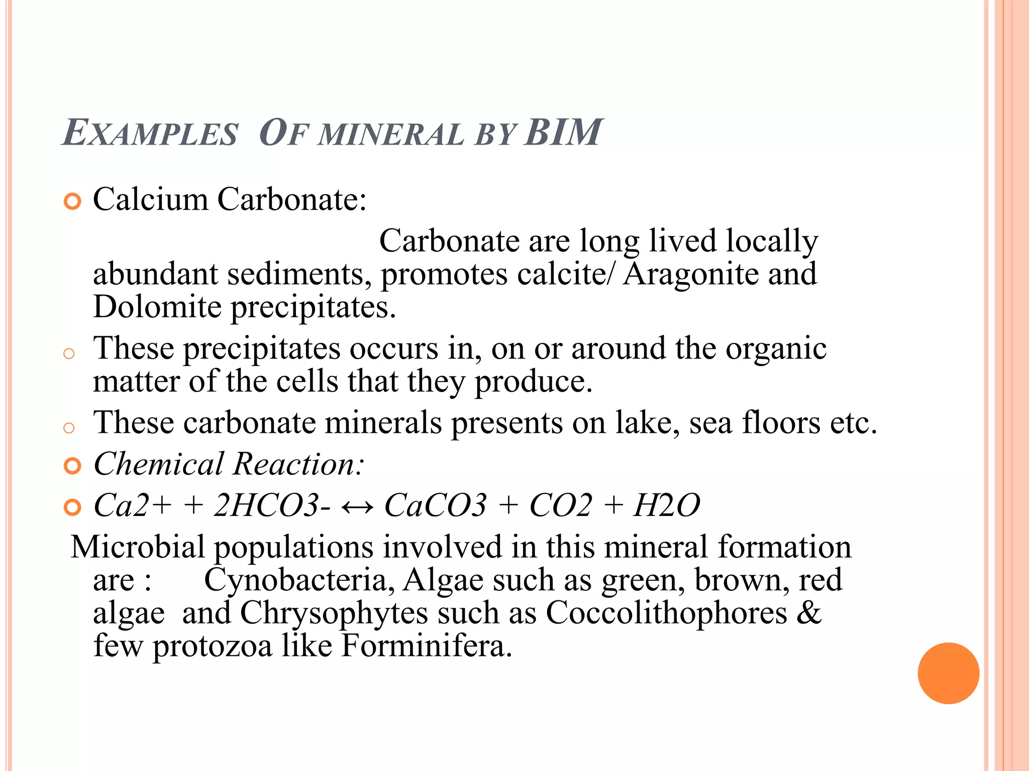 Biochemistry of geo microbes & Biomineralization | PPTX