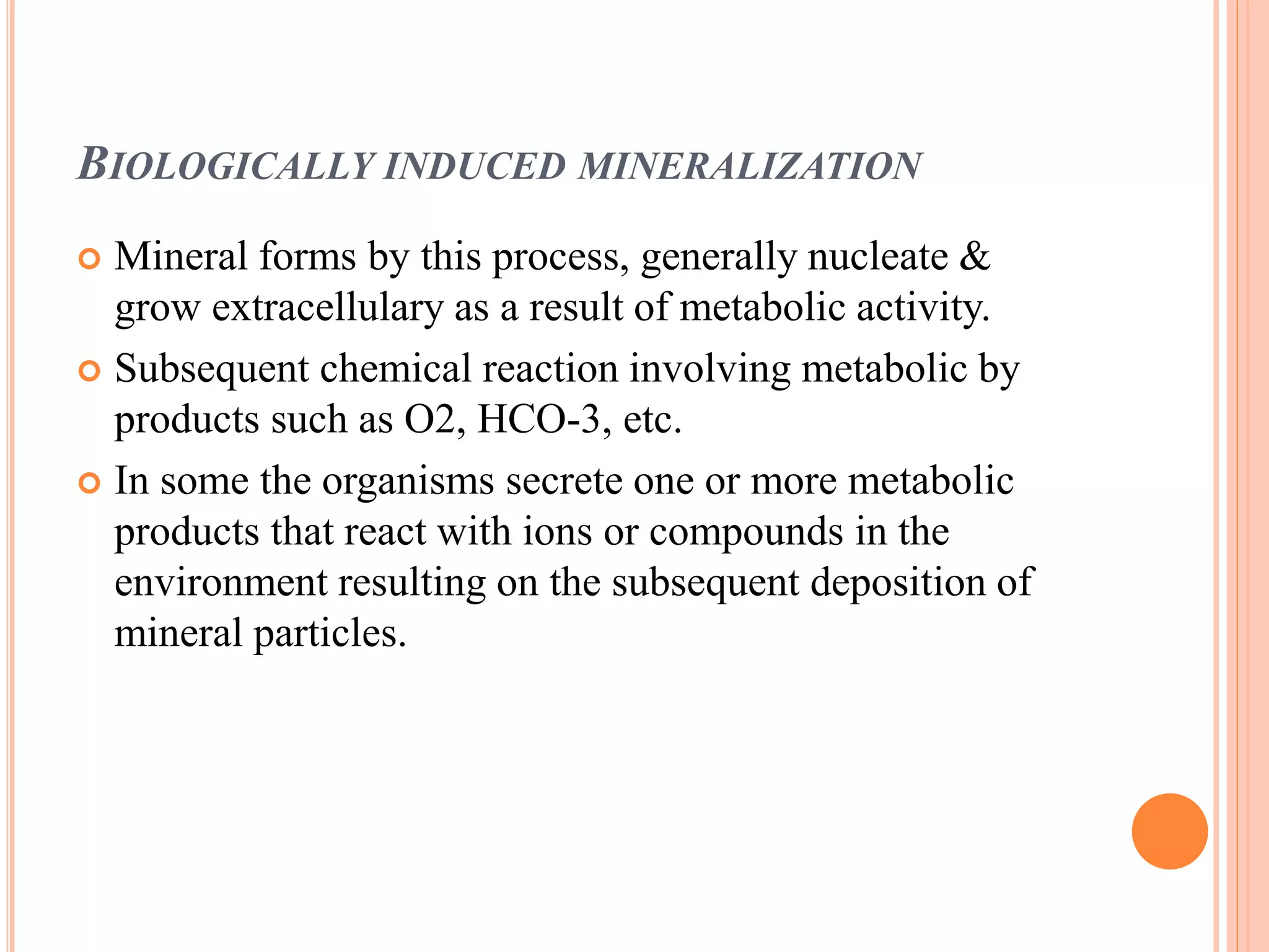 Biochemistry of geo microbes & Biomineralization | PPTX