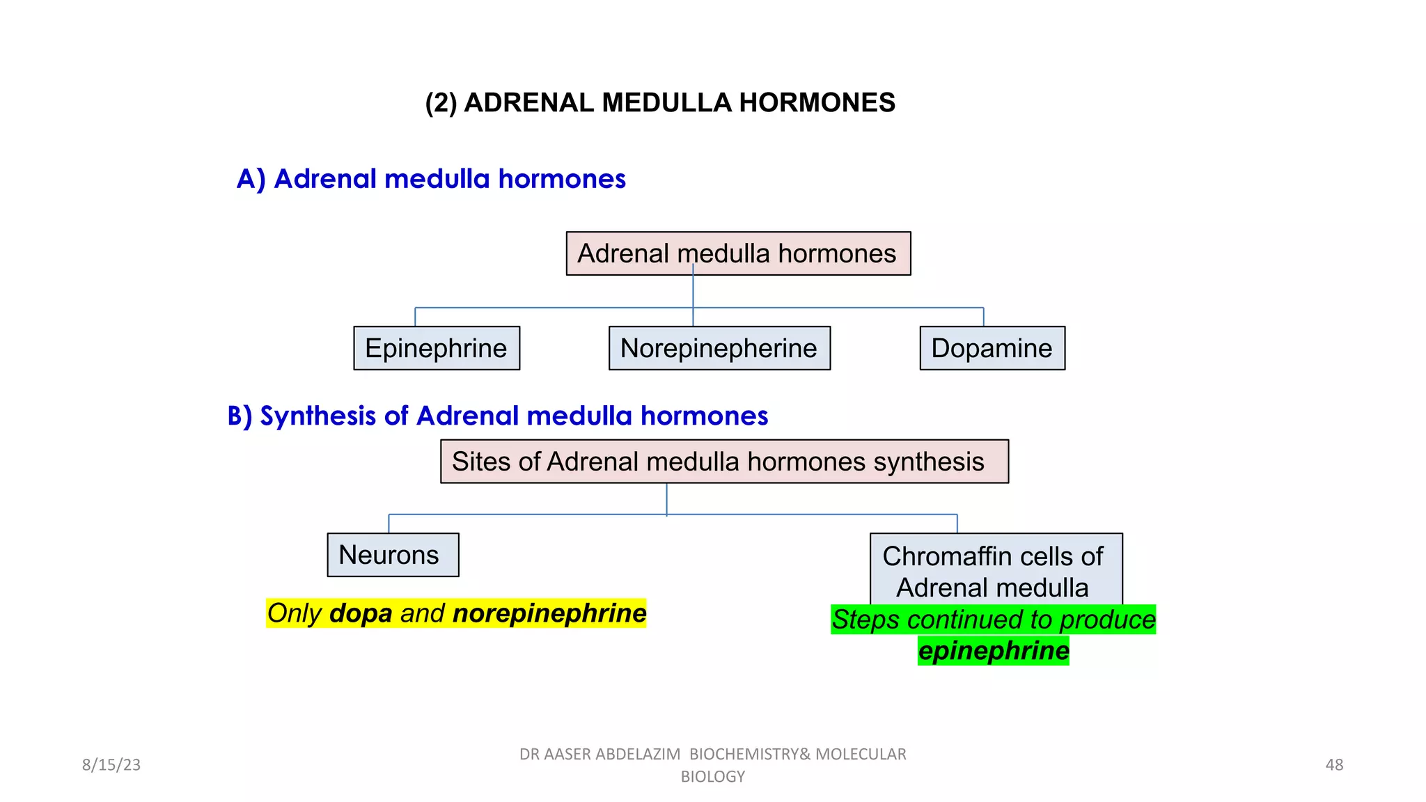 Biochemistry of hormones | PDF