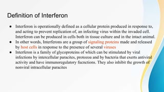 Biochemistry of interferons and interleukins | PPTX | Infectious ...