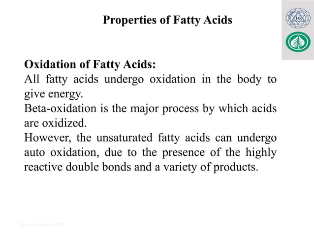 Biochemistry of Lipids_MBBS_BDS-Lab.Med.pptx | Chemistry | Science