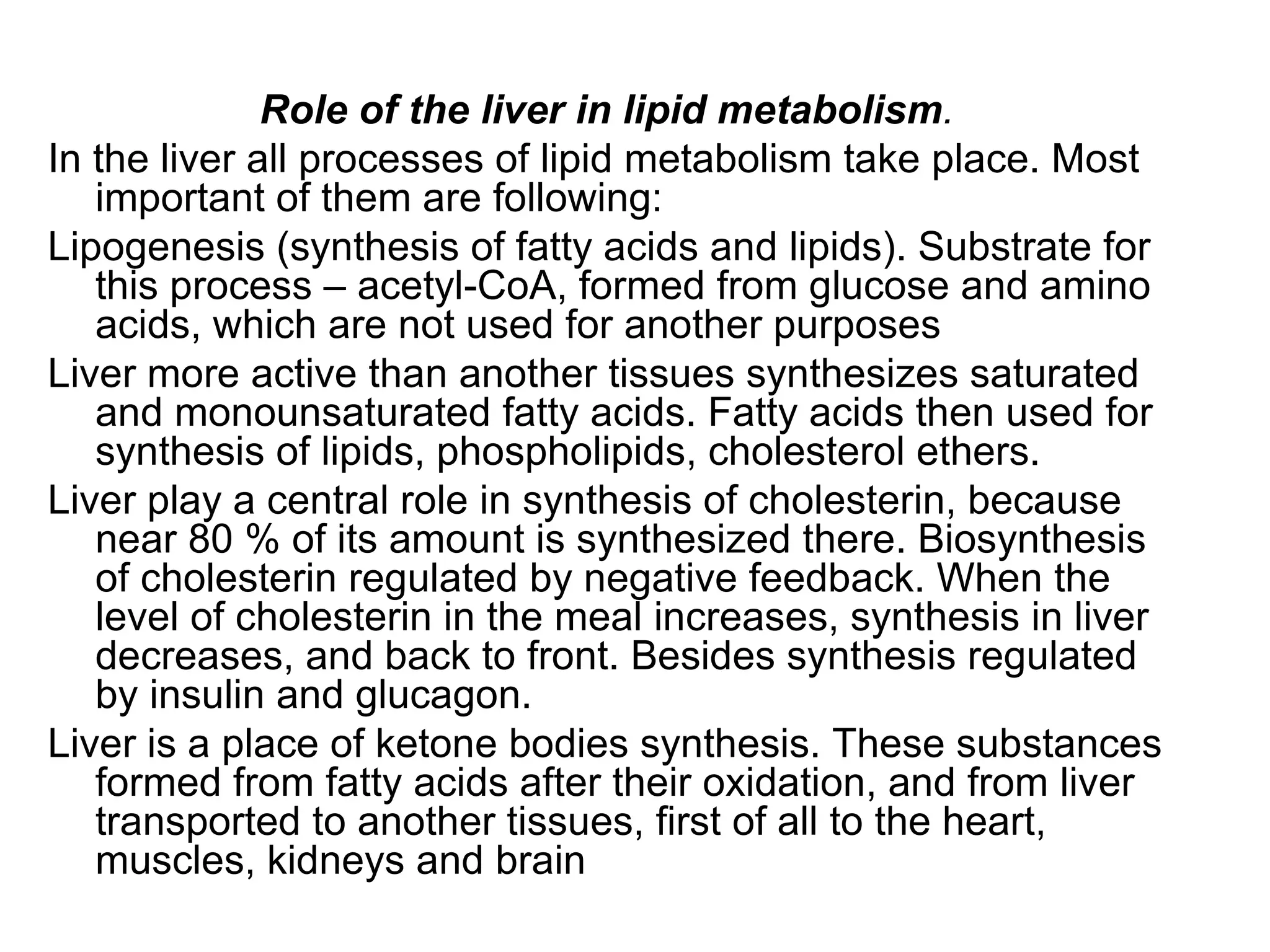Biochemistry of liver&muscles | PPT