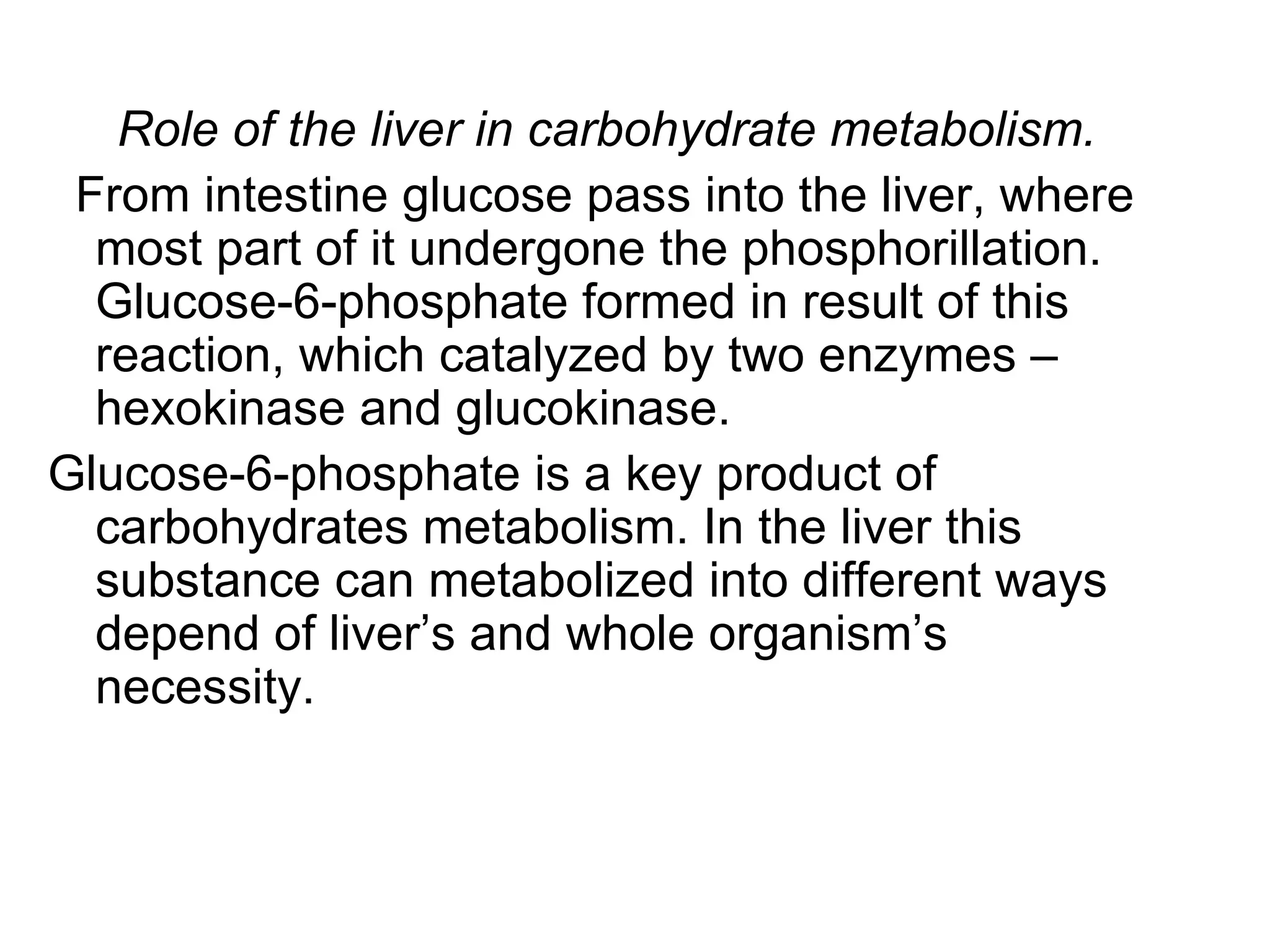 Biochemistry of liver&muscles | PPT