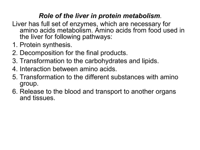 Biochemistry of liver&muscles | PPT