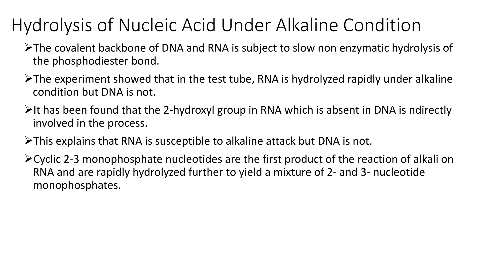BIOCHEMISTRY OF NUCLEIC ACIDS.pptx | Chemistry | Science