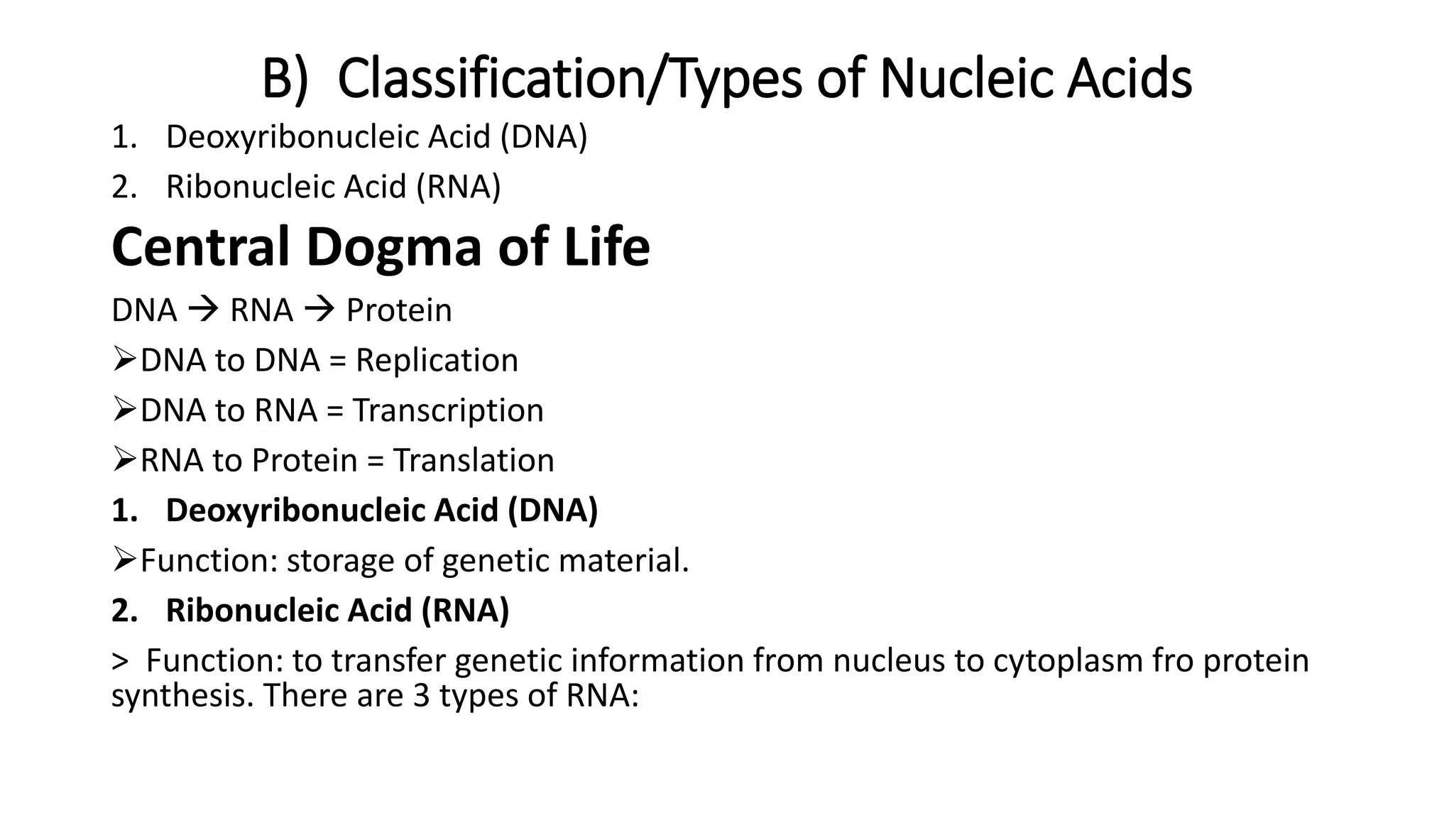 BIOCHEMISTRY OF NUCLEIC ACIDS.pptx | Chemistry | Science
