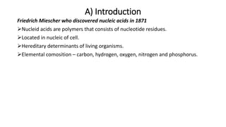BIOCHEMISTRY OF NUCLEIC ACIDS.pptx