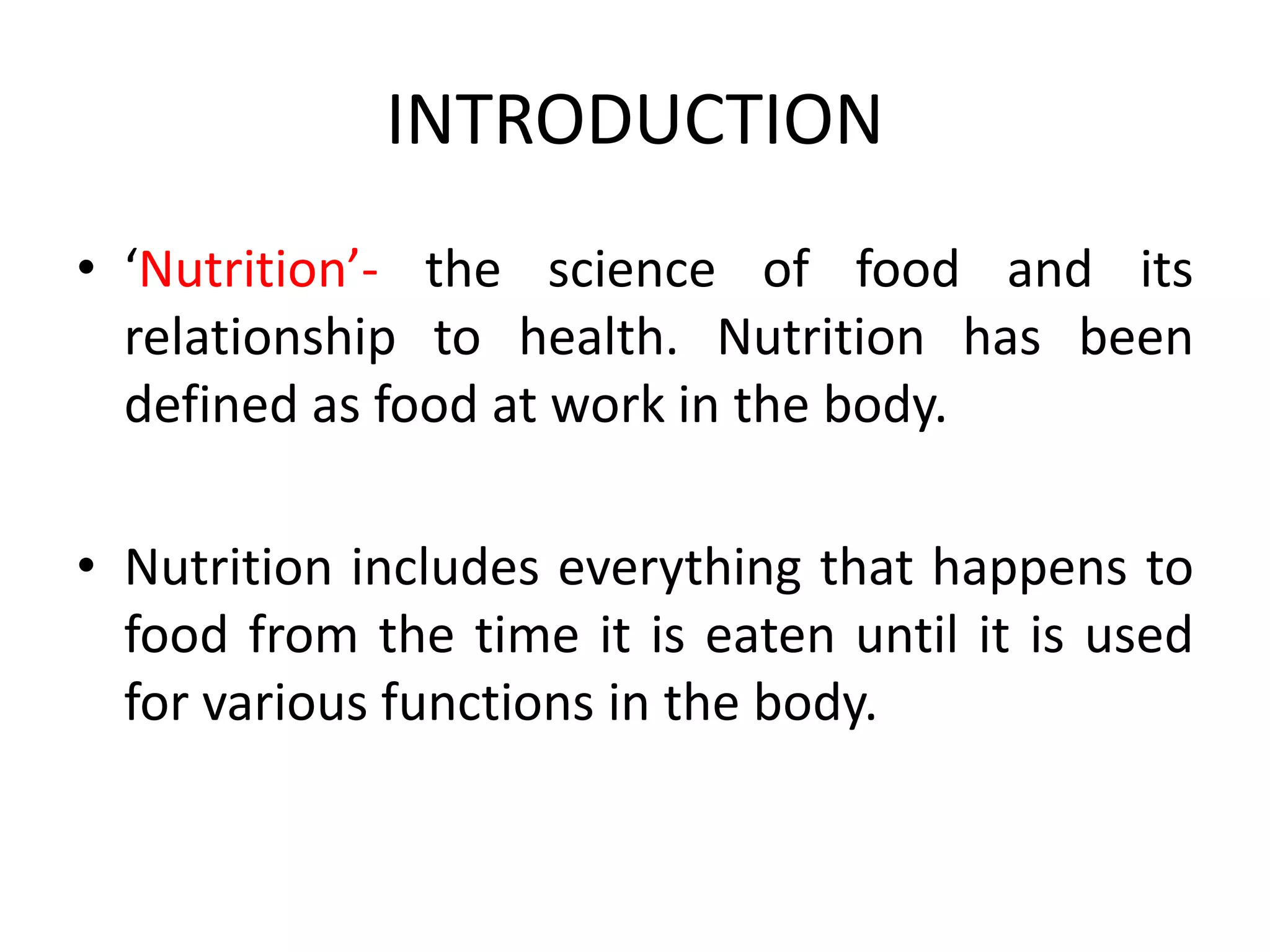 Biochemistry of nutrition | PPTX