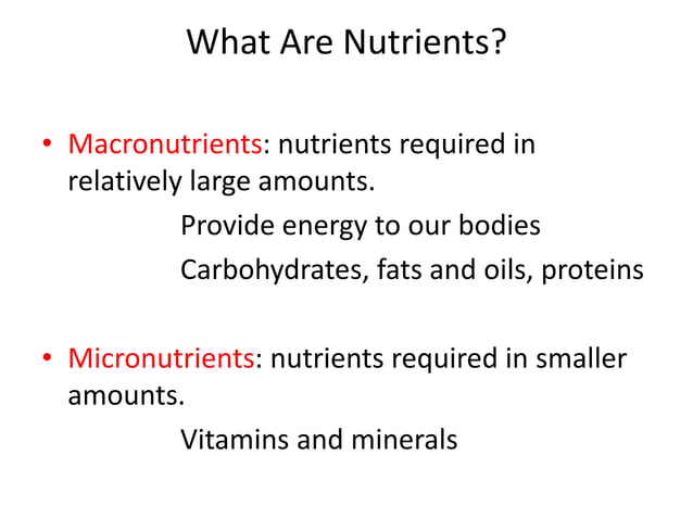 Biochemistry of nutrition | PPTX | Healthy Cooking and Eating | Food ...