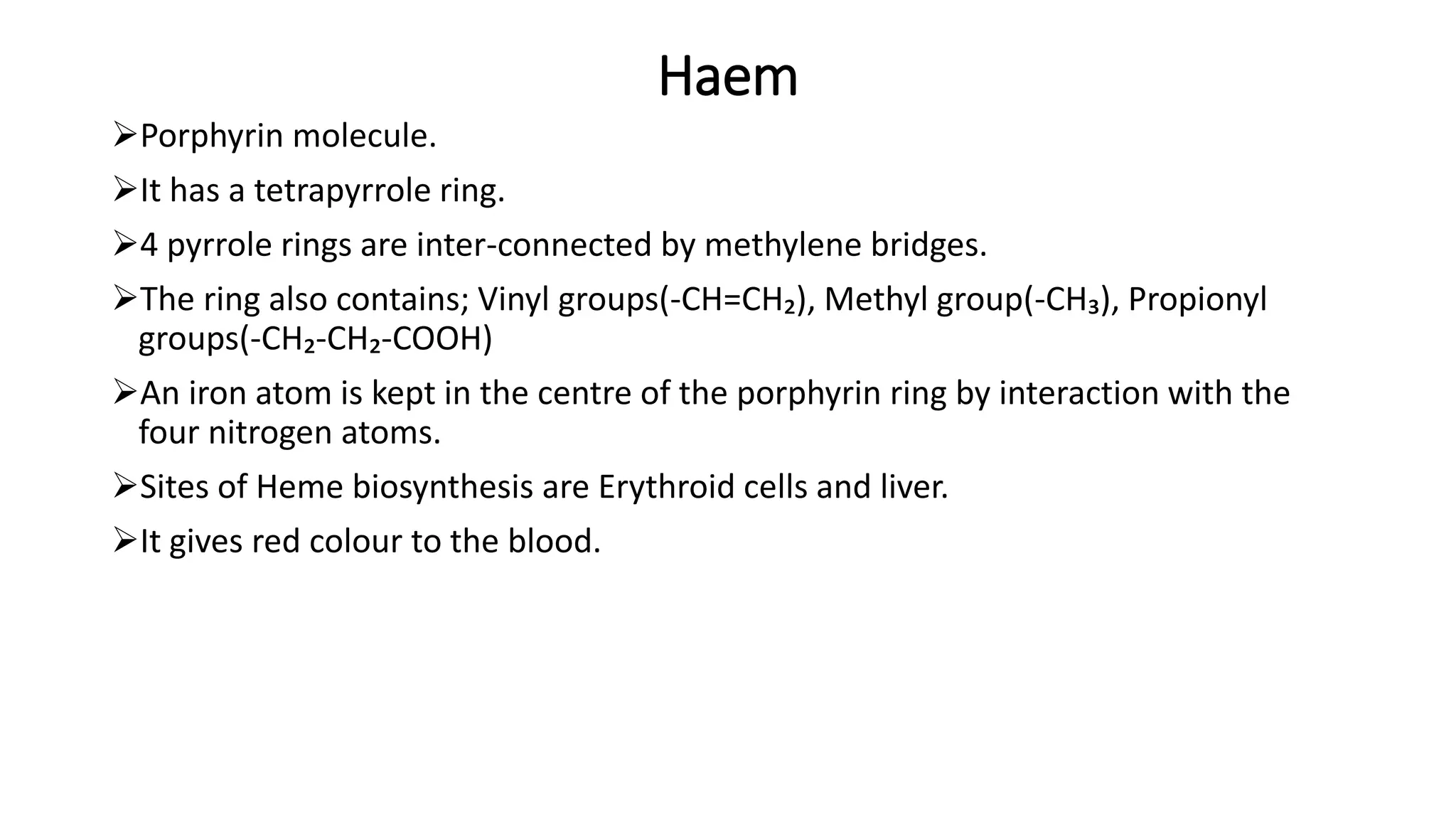 BIOCHEMISTRY OF PORPHYRINS.pptx