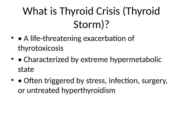 Biochemistry_of_Thyroid_Crisis.pptx new one | PPT