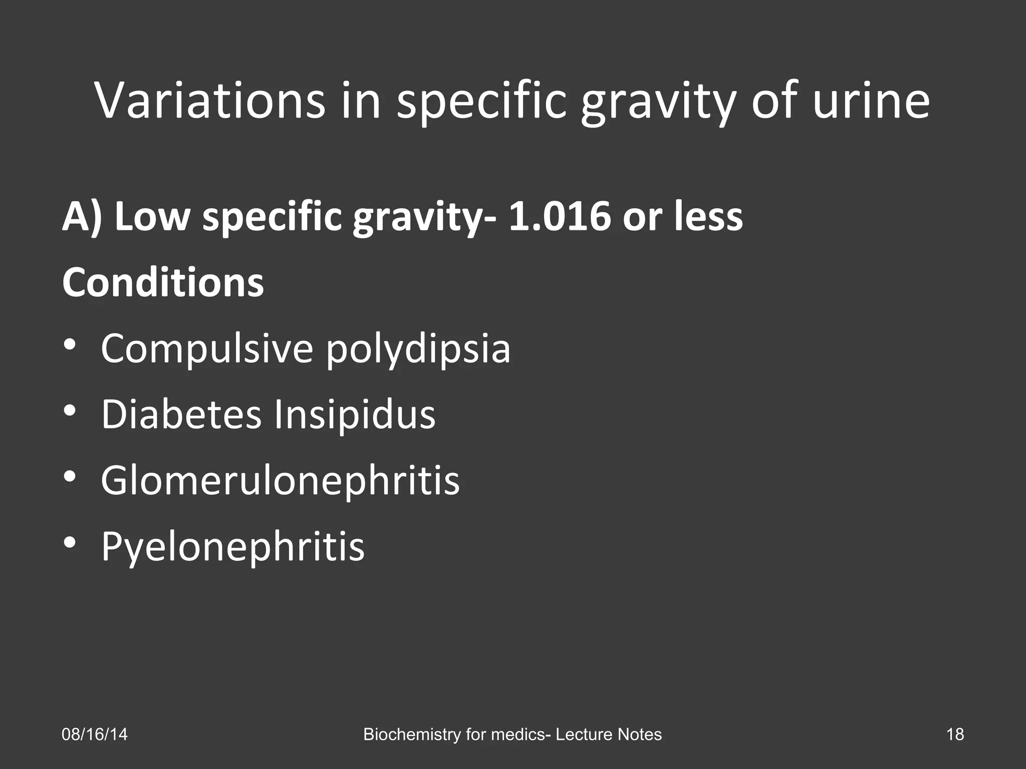 Urinalysis- Methods, observations and clinical significance | PPT