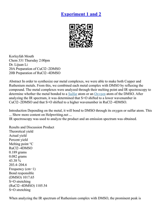 Biochemistry Personal Statement | PDF