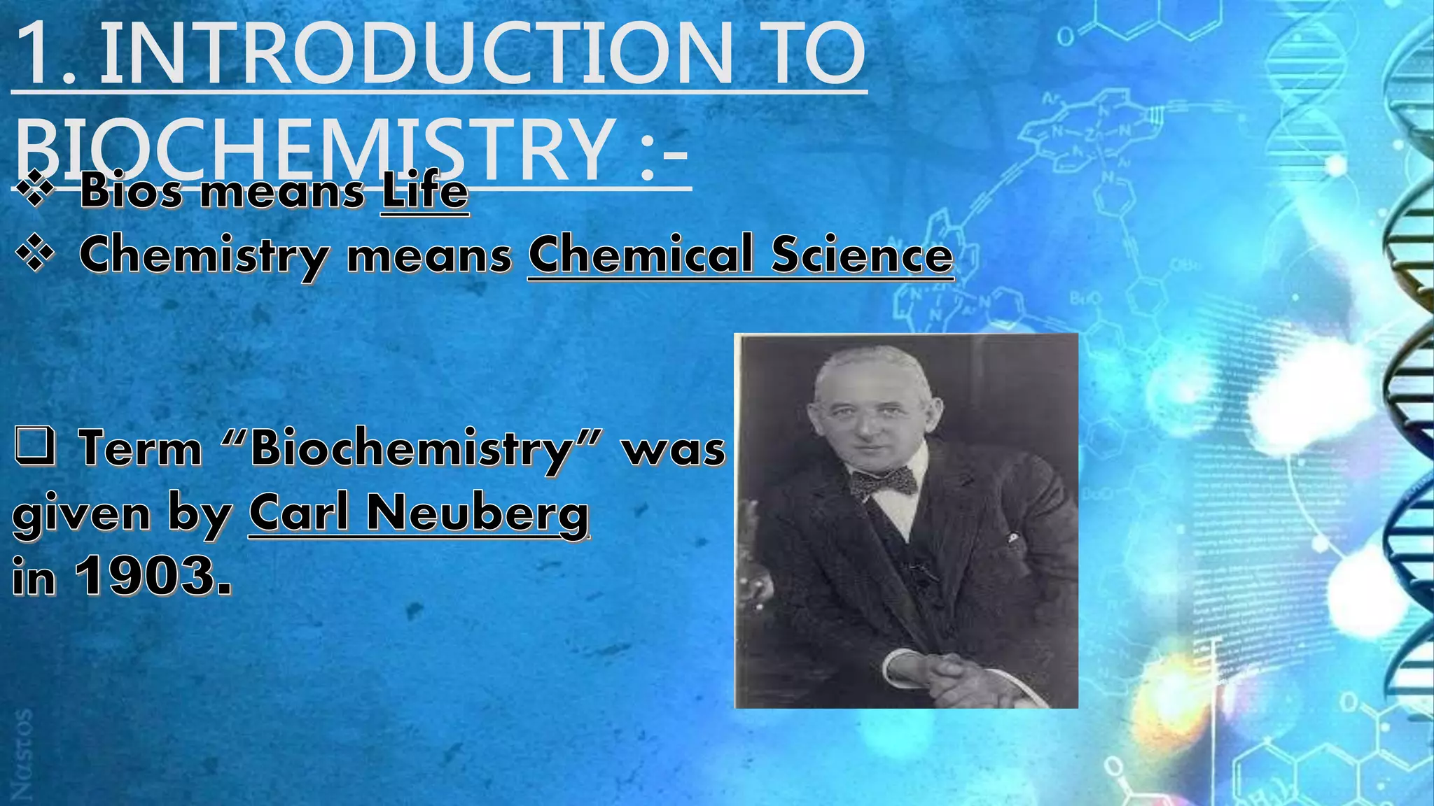 Biochemistry ppt (2021) | PPTX