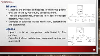 Phenolics: types, biosynthesis and functions. | PPTX