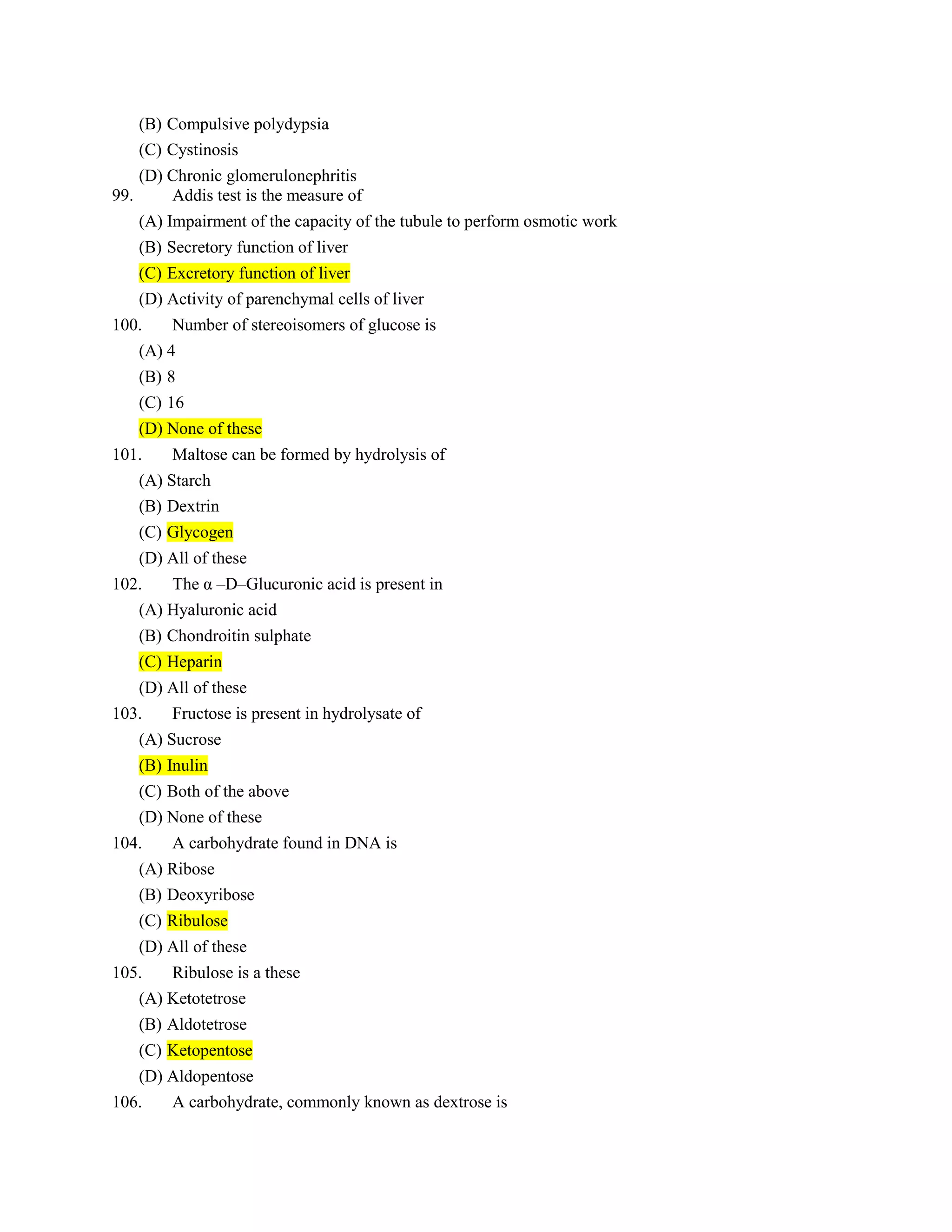 Biochemistry Questions pool with Answer Key.docx