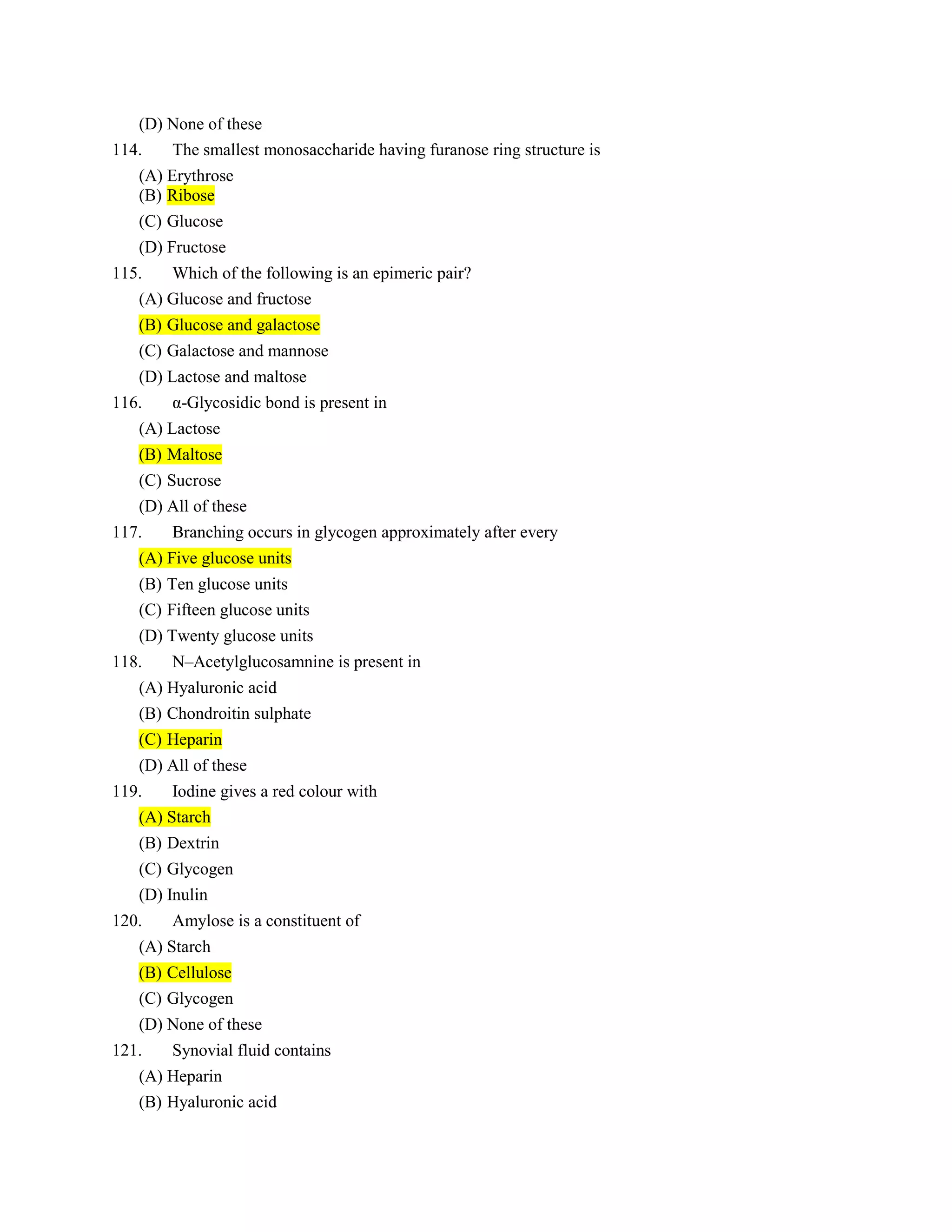Biochemistry Questions pool with Answer Key.docx