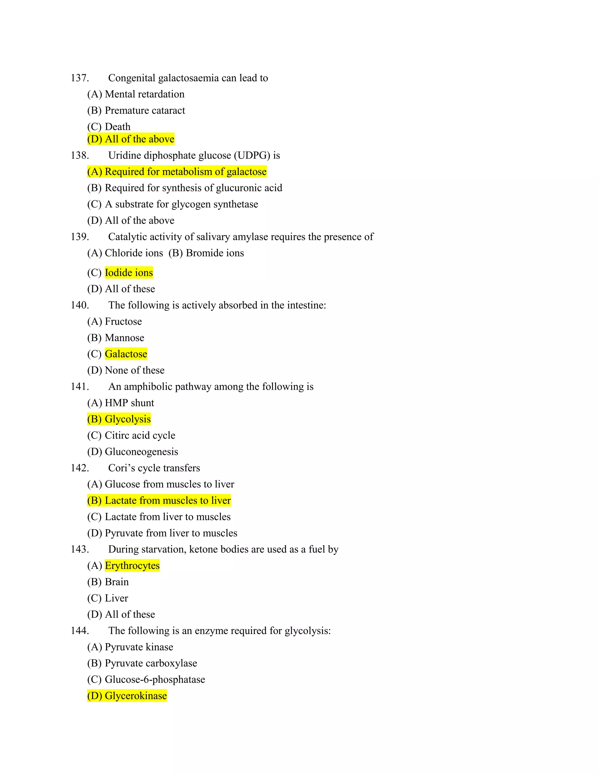 Biochemistry Questions pool with Answer Key.docx