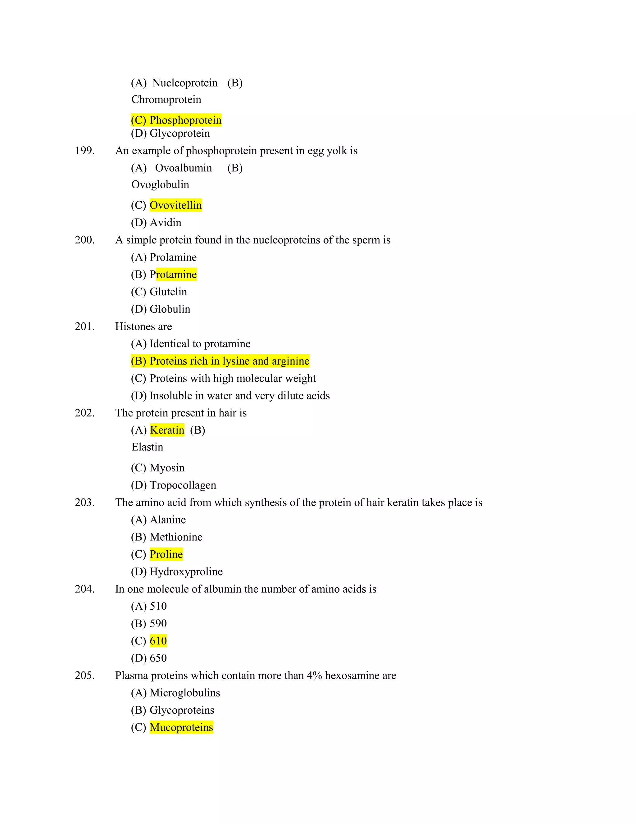 Biochemistry Questions pool with Answer Key.docx