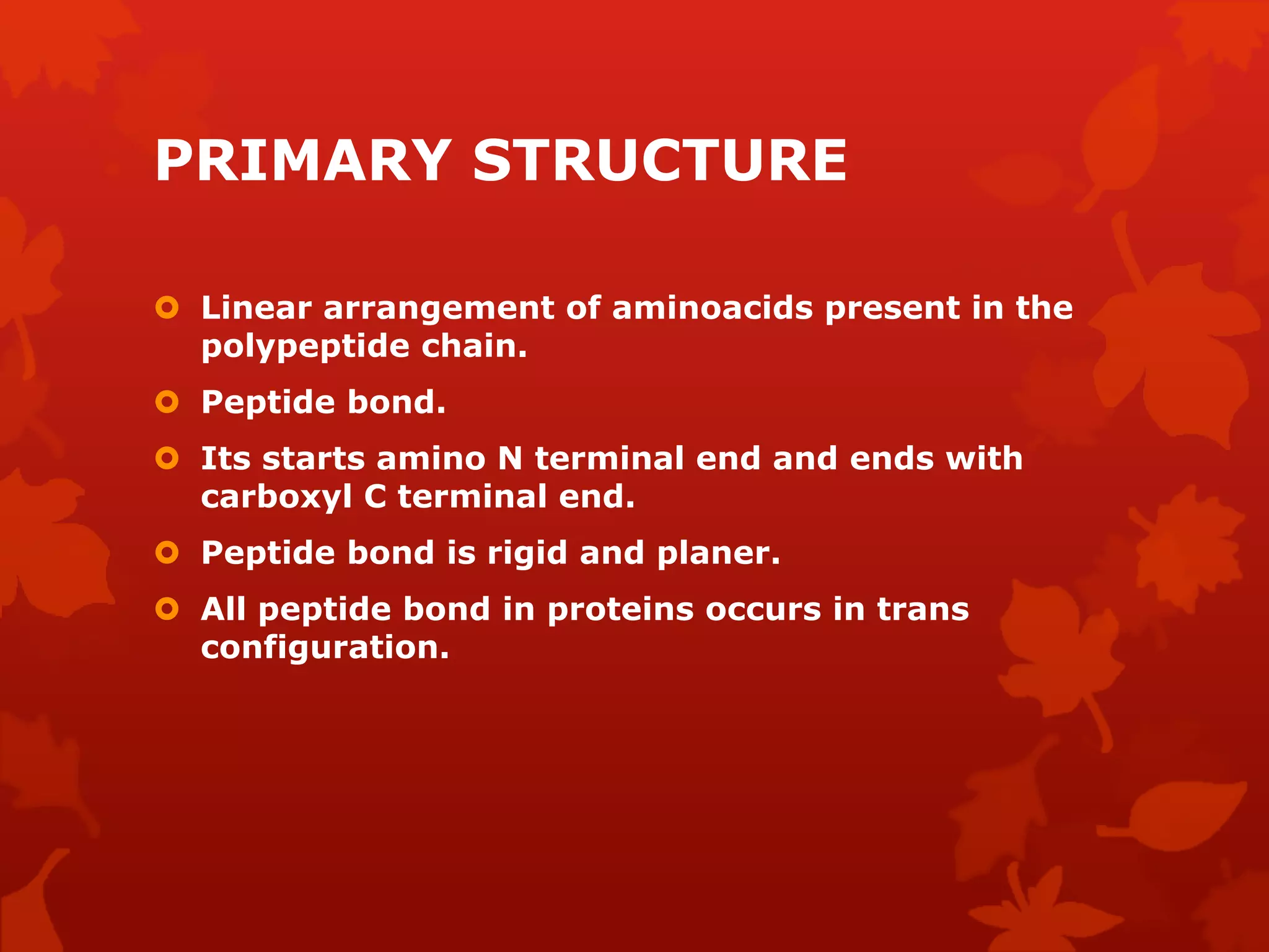 Structure of protein | PPTX