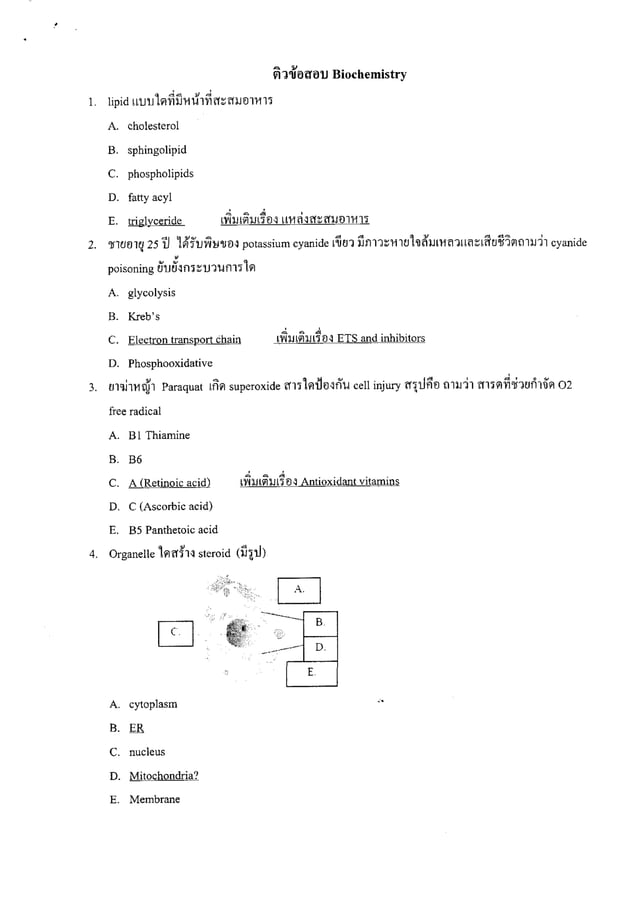 Biochemistry tutorial | PDF | Educational Assessment | Education