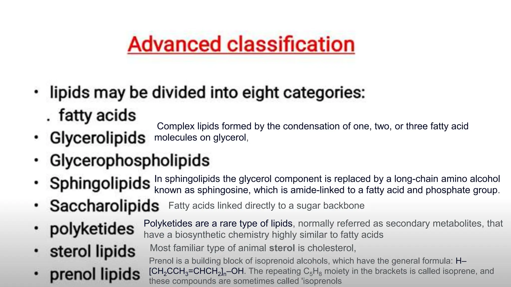 GBSN - Biochemistry (Unit 5) Chemistry of Lipids | PPTX