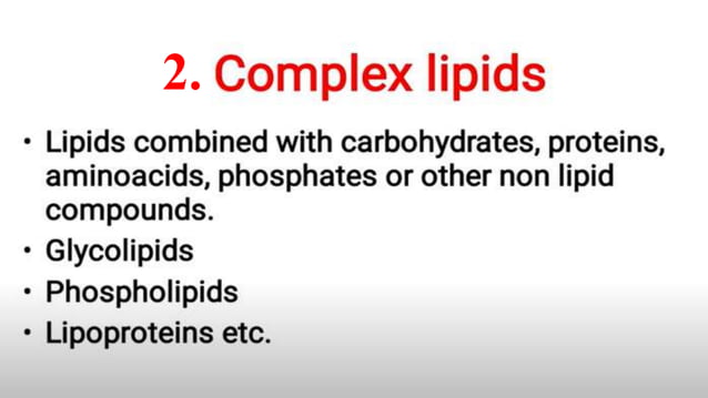 GBSN - Biochemistry (Unit 5) Chemistry of Lipids | PPT