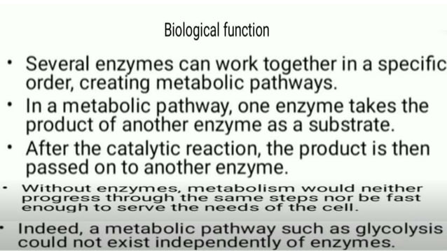 GBSN - Biochemistry (Unit 8) Enzymology | PPT