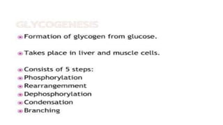 Post RN - Biochemistry (Unit 8) Metabolism of Carbohydrates | PPTX