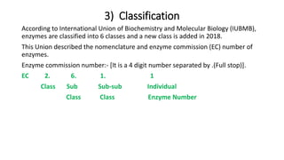 BIOCHEMISTYR OF ENZYMES.pptx | Chemistry | Science