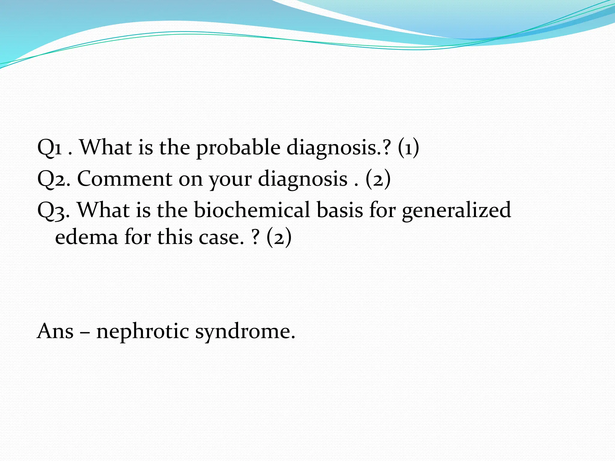 Biochem OSPE -2.pdf with clinical cases and fluid composition | PDF