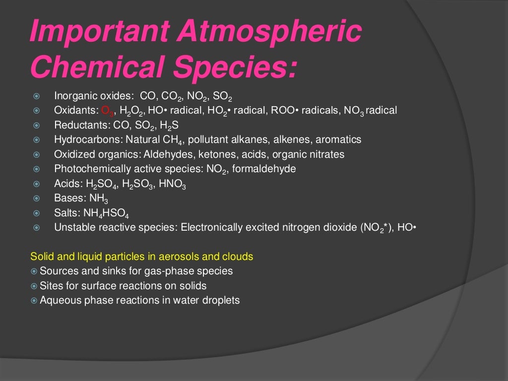 Atmospheric Chemistry And Physics