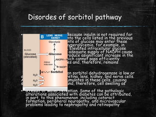 biochemistry slides for mbbs on metabolism of mono saccherides | PPTX