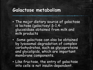 biochemistry slides for mbbs on metabolism of mono saccherides | PPT