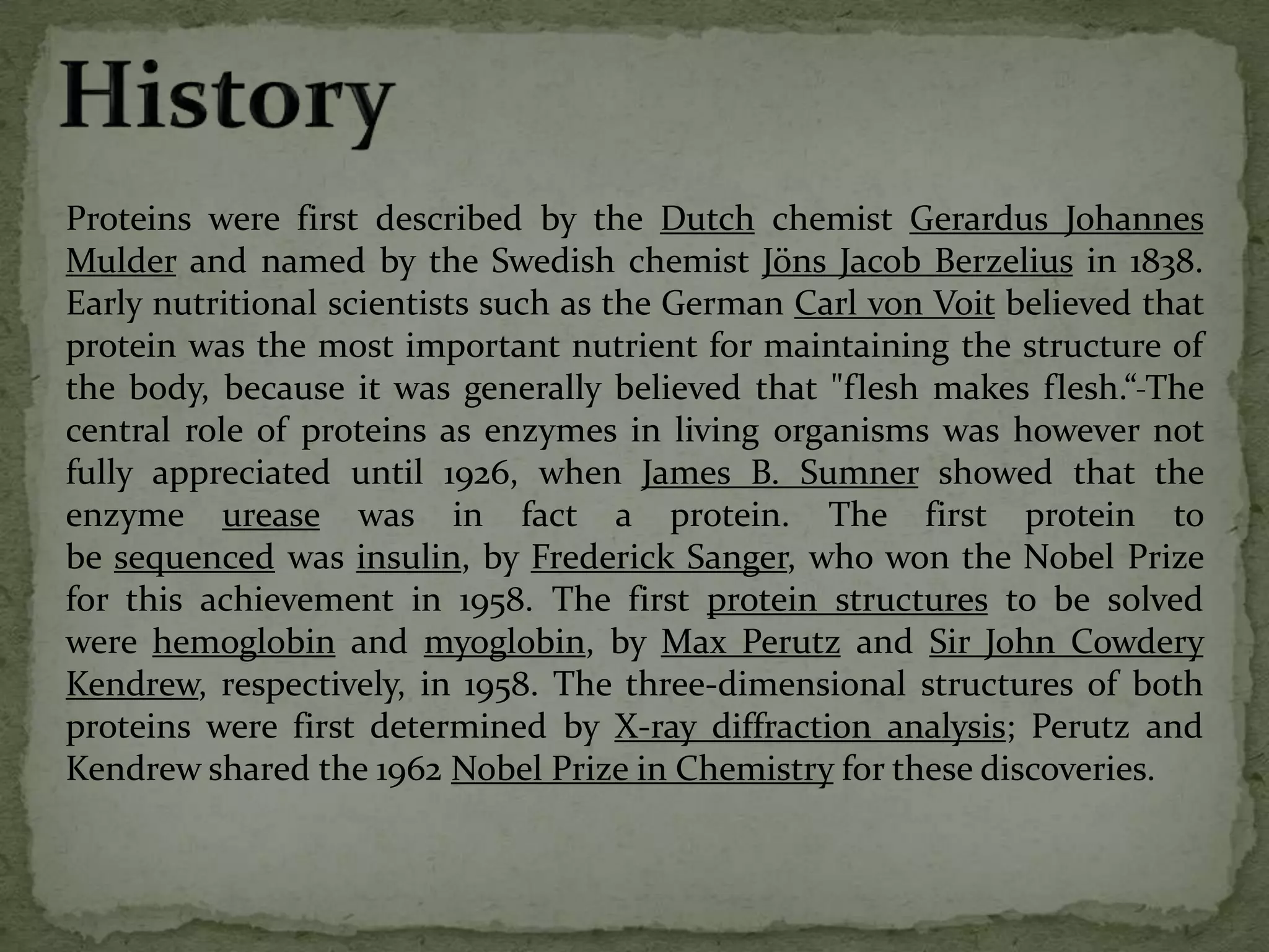 Protein | PPTX
