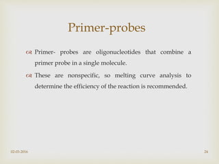 Fluorophore Based Chemistries Used In Various Molecular Techniques | PPT