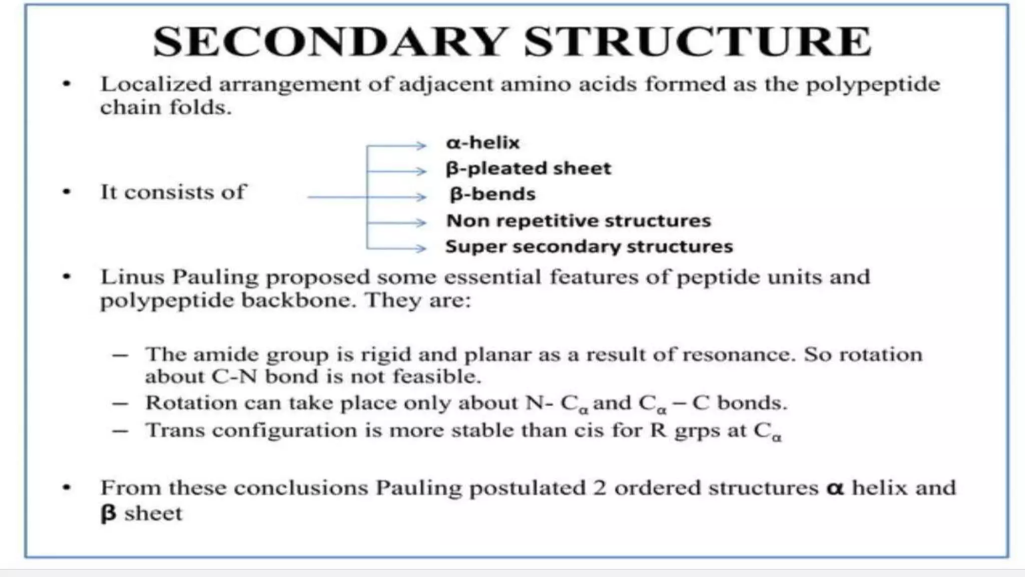 Biochem, topic 2 proteins, its structures and functions.pptx
