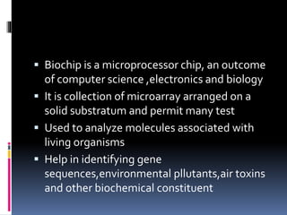 Biochip | PPT