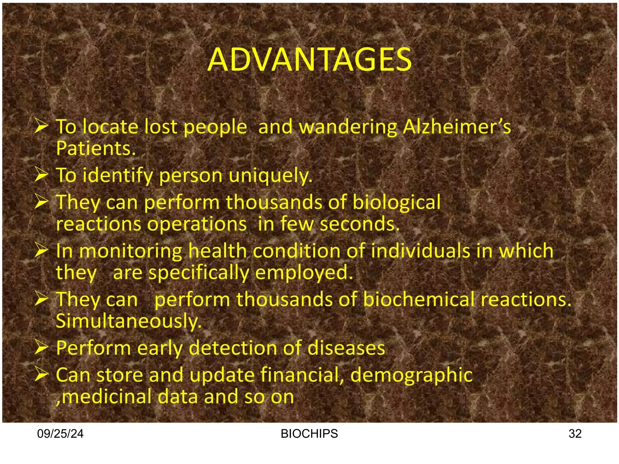 BIOchip design and applications from the perspective of health | PPT