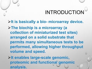 BIOCHIP | PPT