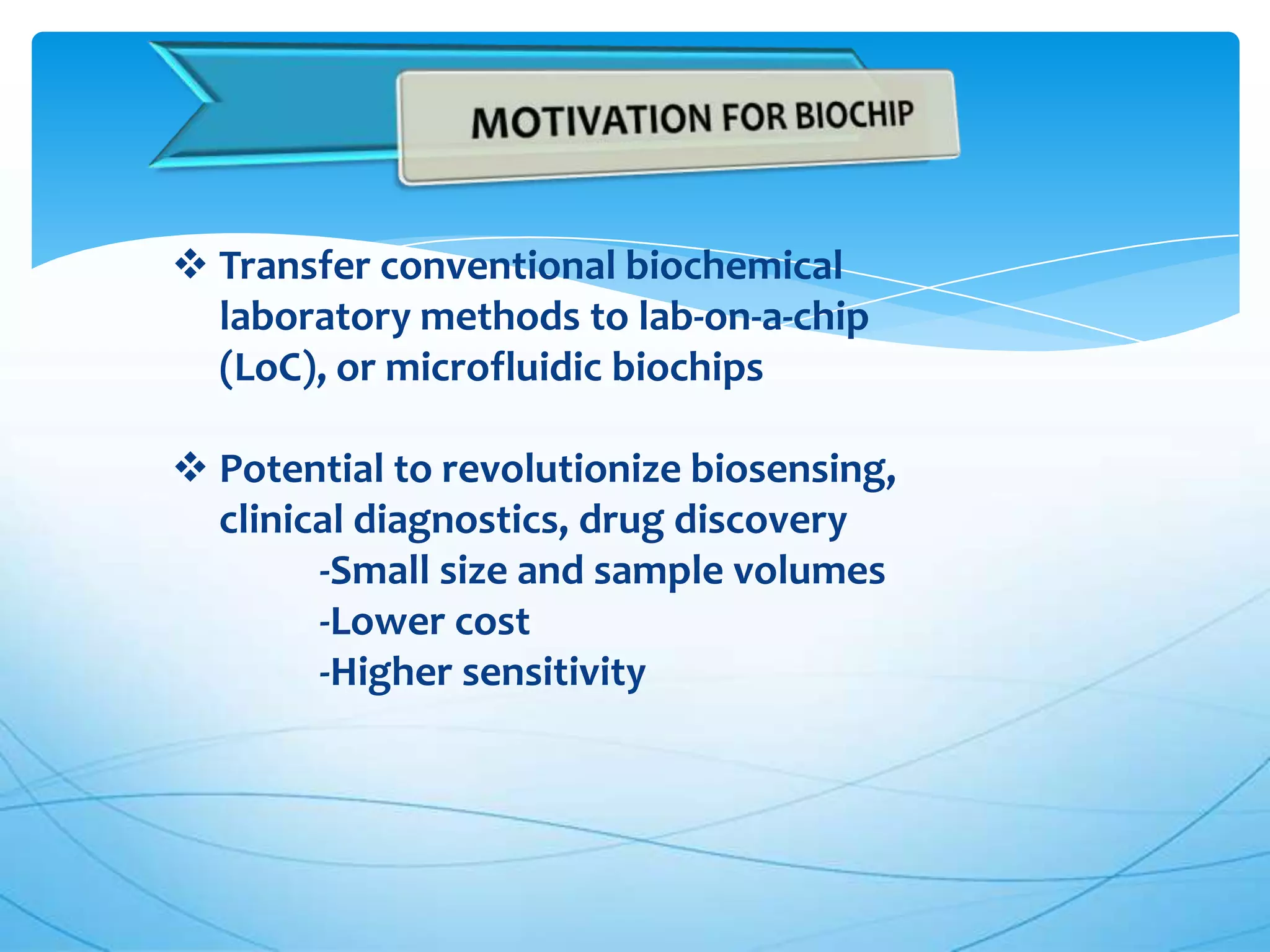 Biochip | PPTX | Chemistry | Science