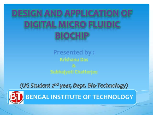 Biochip | PPT