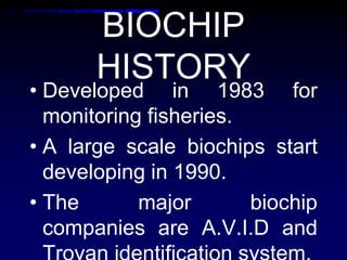 Biochip and its application | PPTX