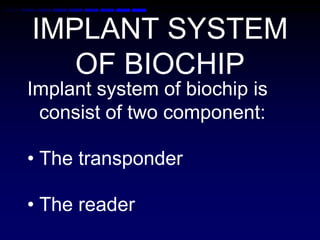 Biochip and its application | PPTX