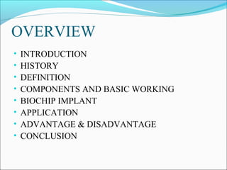 Biochip deepti | PPT | Chemistry | Science
