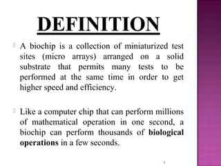 Biochip PPT | PPT