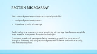 Biochips protein. | PPTX